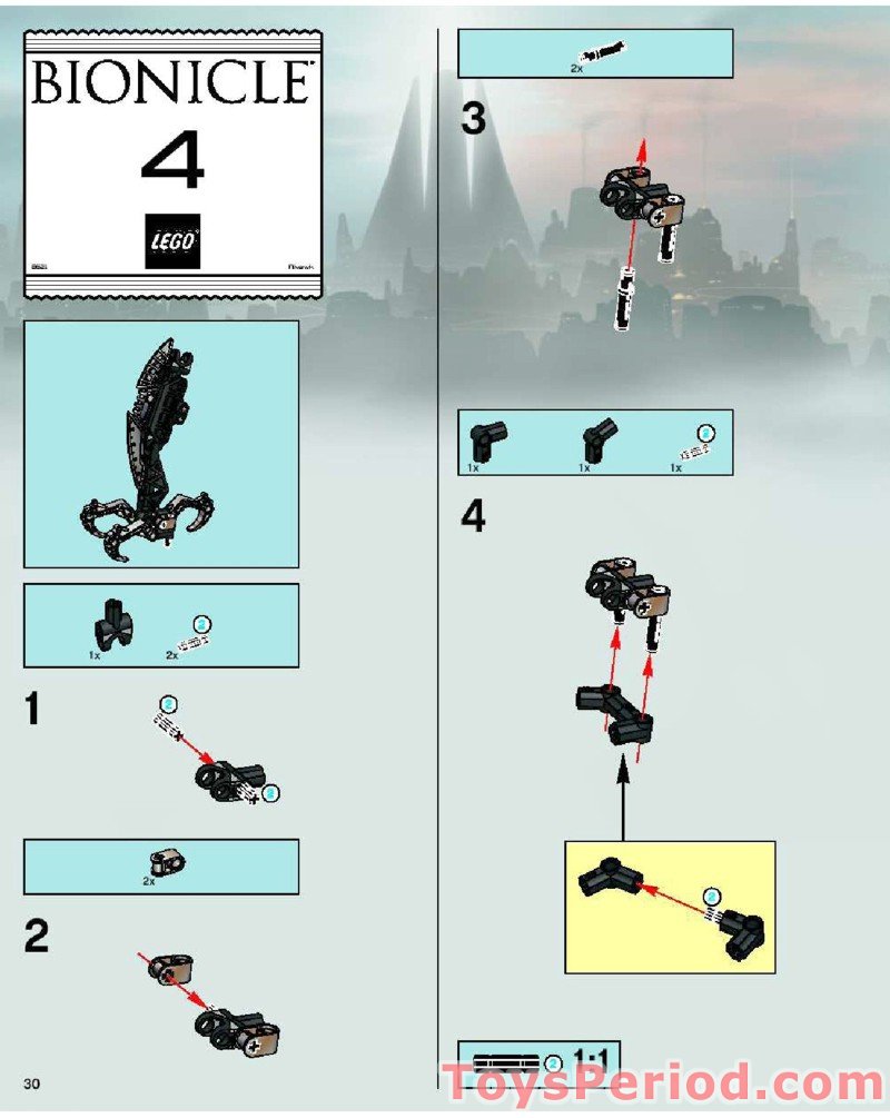 LEGO 10202-2 Ultimate Dume Instructions and Parts List