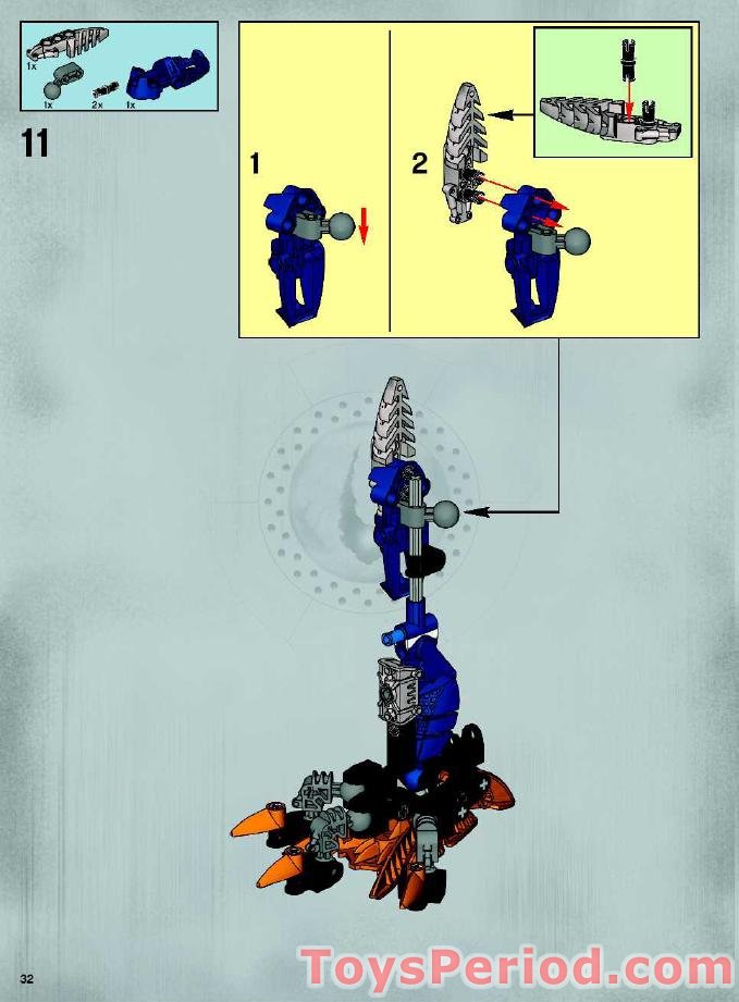 LEGO 10204 Vezon and Kardas Instructions and Parts List