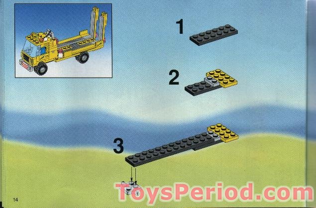 LEGO 2140 ANWB Roadside Assistance Crew Instructions and Parts List