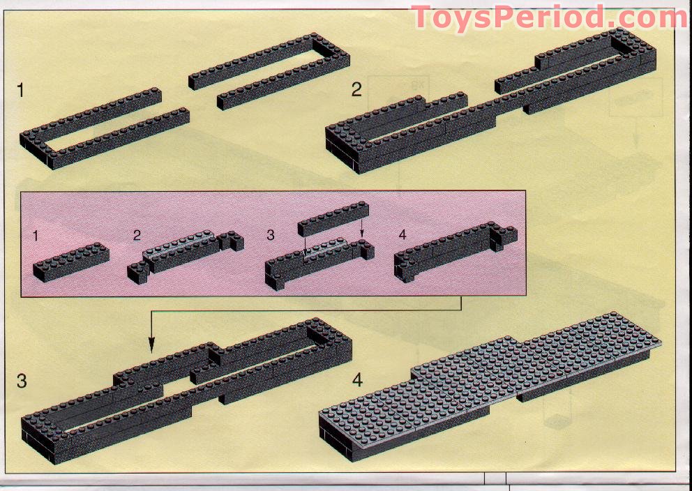 LEGO 2150 Train Station Instructions and Parts List
