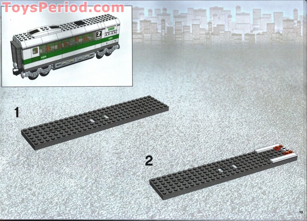 LEGO 4511 High Speed Train Instructions and Parts List