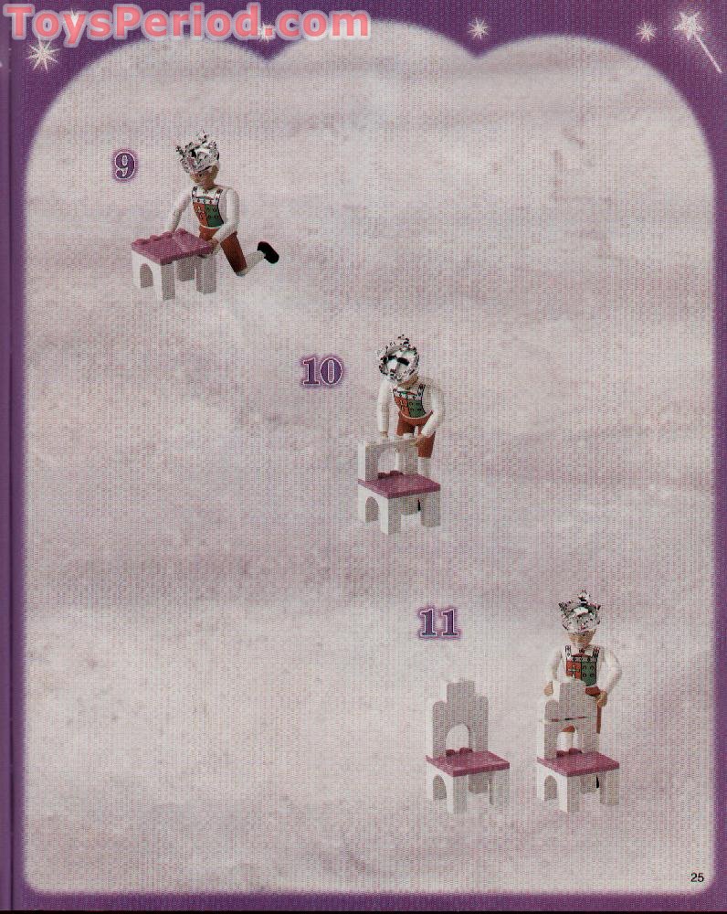 LEGO 5808 The Enchanted Palace Instructions and Parts List