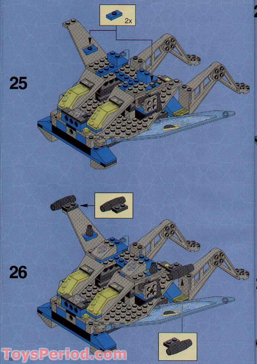 LEGO 6969 Celestial Stinger Instructions and Parts List