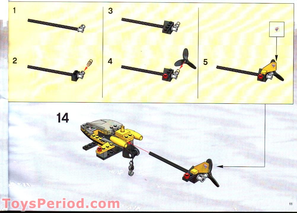 LEGO 7047 Coast Watch Hq Instructions and Parts List