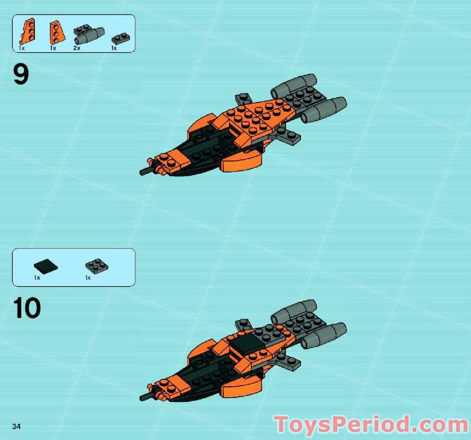 LEGO 8635 Mission 6: Mobile Command Center Instructions and Parts List