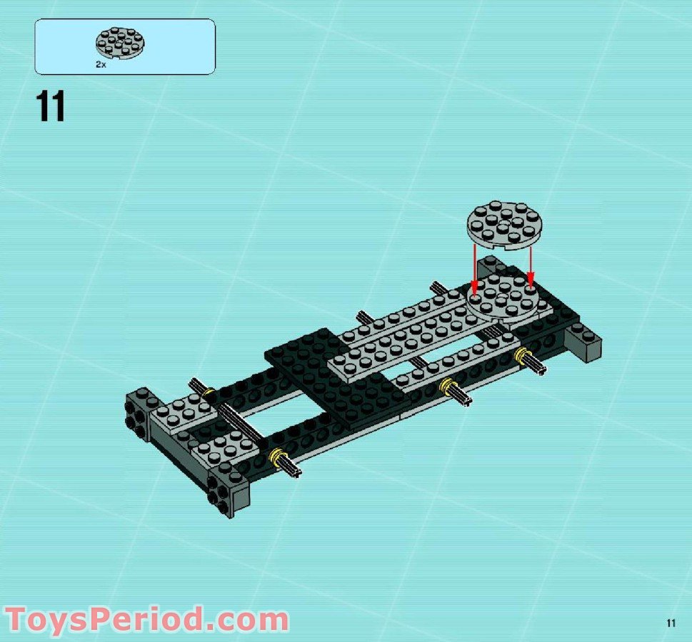LEGO 8635 Mission 6: Mobile Command Center Instructions and Parts List