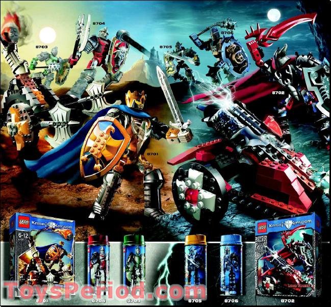 LEGO 8701 King Jayko Instructions and Parts List