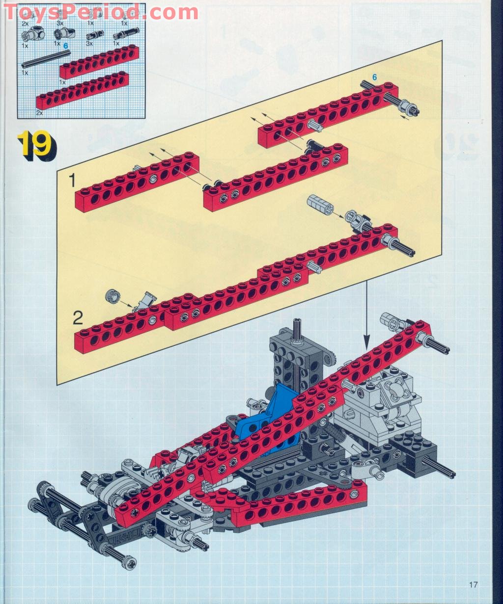 LEGO 8829 Dune Blaster Instructions and Parts List