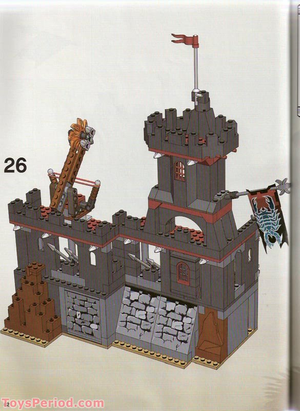 LEGO 8877 Vladek's Dark Fortress Instructions and Parts List
