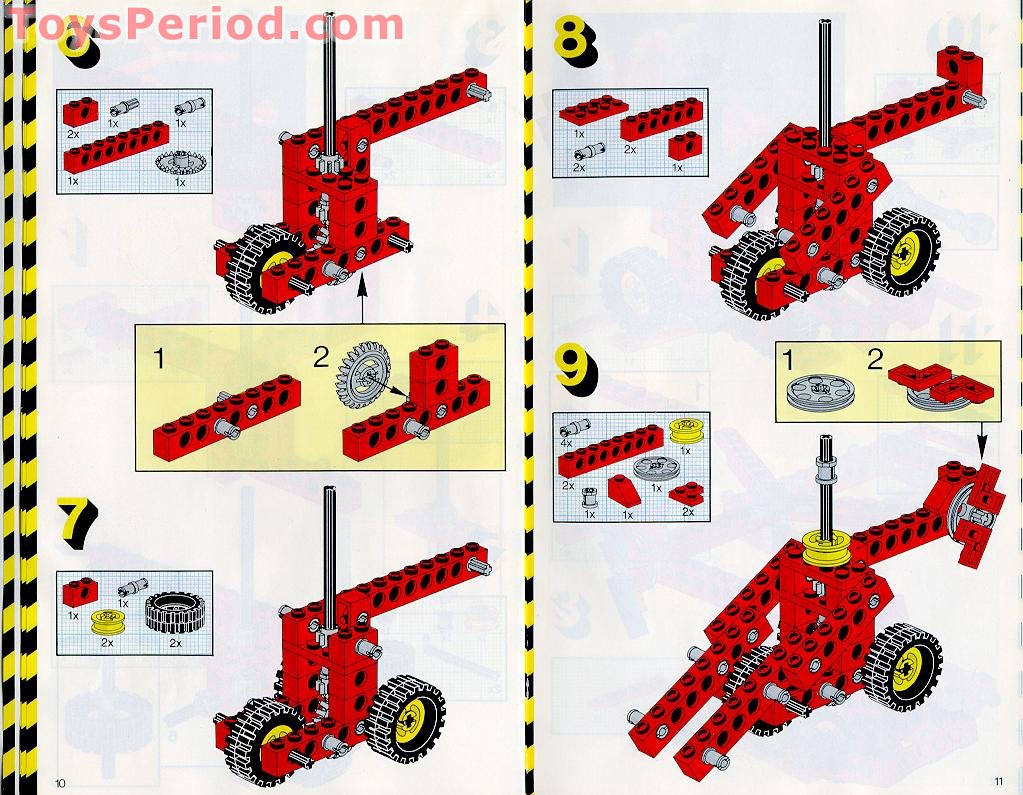LEGO 8024 Universal Building Set Instructions and Parts List