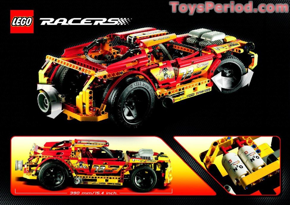 LEGO 8146 Nitro Muscle Instructions and Parts List