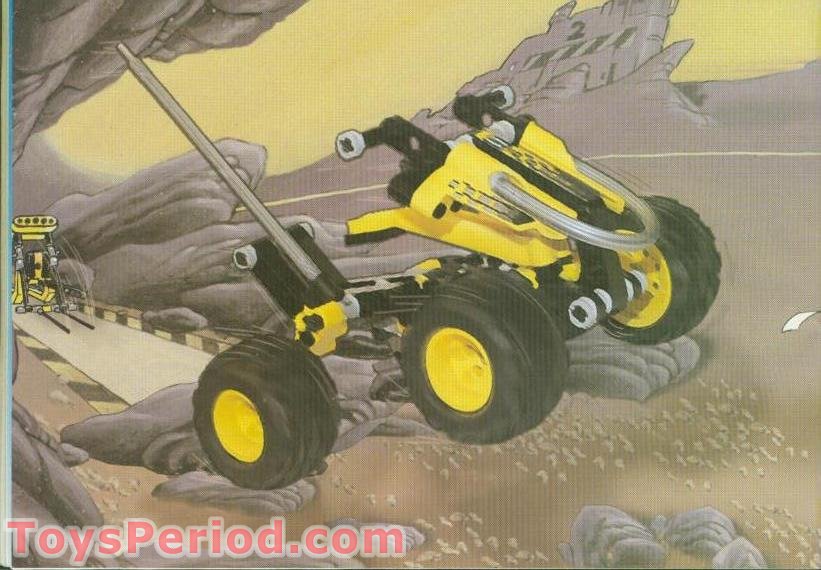 LEGO 8240 Slammer Stunt Bike Instructions and Parts List