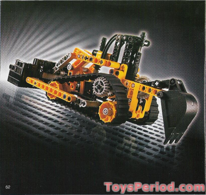 LEGO 8419 Excavator Instructions and Parts List