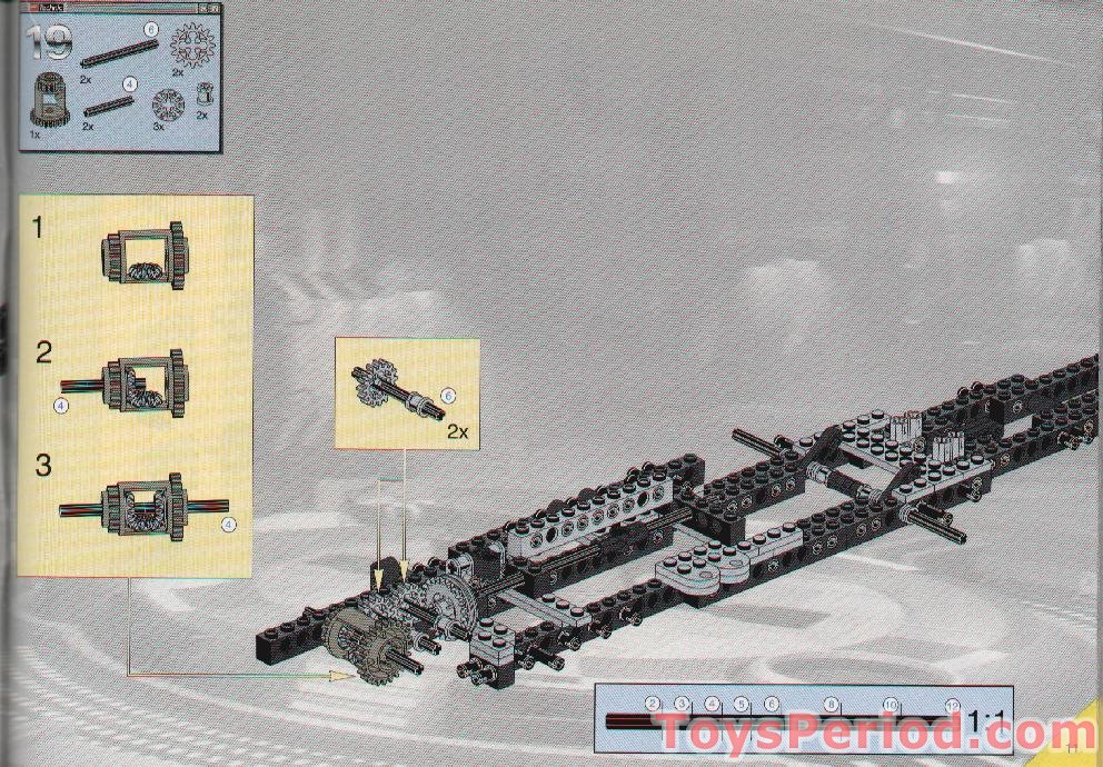 LEGO 8458 Silver Champion Racer Instructions and Parts List