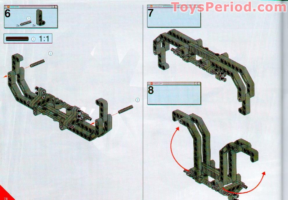 LEGO 8466 4x4 Off Roader Instructions and Parts List