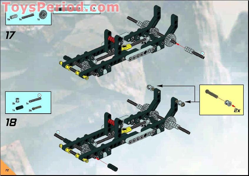 LEGO 8472 Street 'n' Mud Racer Instructions and Parts List