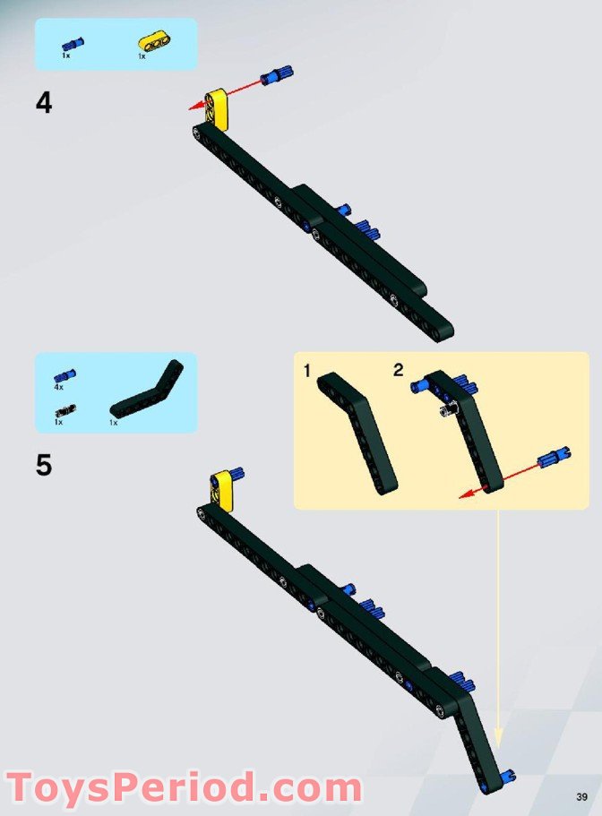LEGO 8496 Desert Hammer Instructions and Parts List