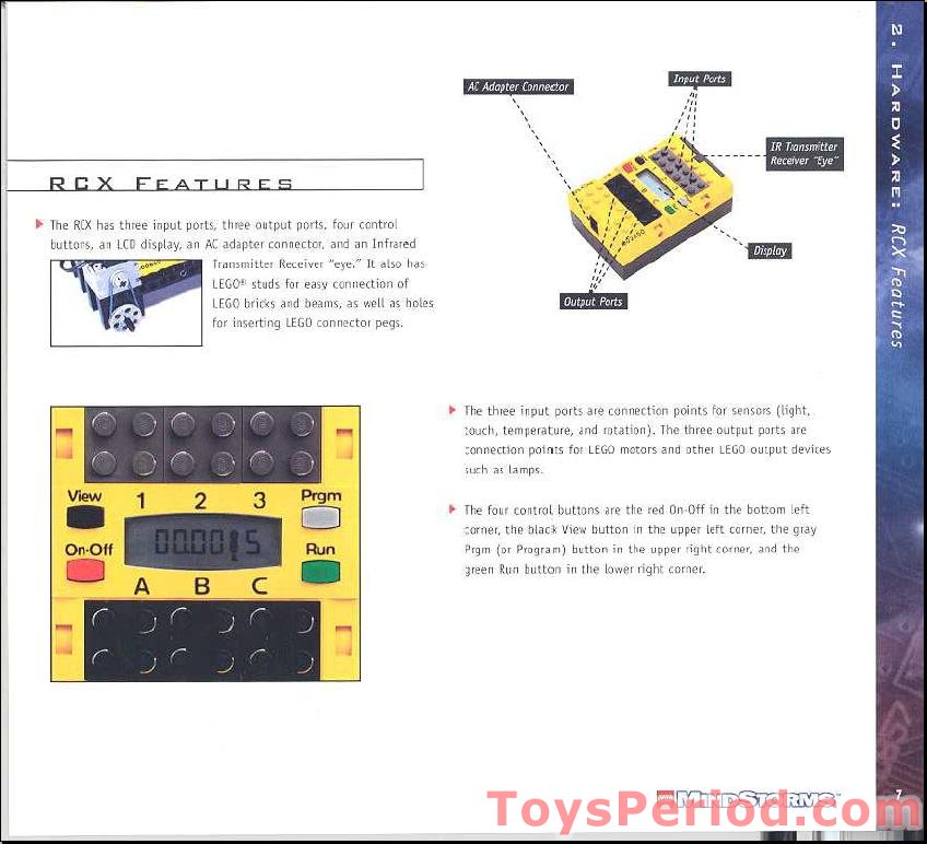 LEGO 9719 Robotics Invention System, Version 1.0 Instructions and Parts ...