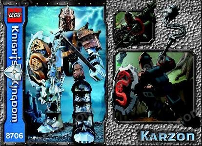 LEGO 8706 Karzon Instructions and Parts List