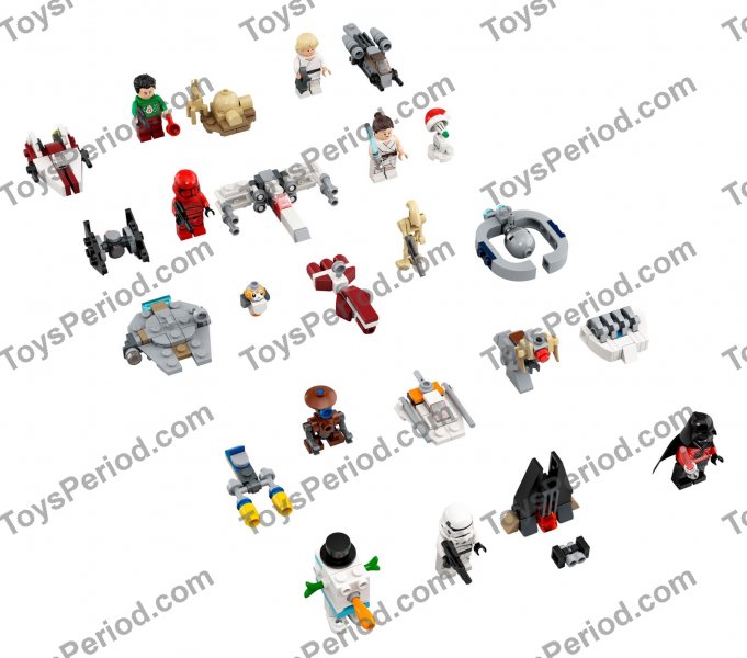 LEGO 75279 Advent Calendar 2020, Star Wars Set Parts List