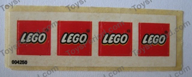 LEGO Sets with Part 455.1stk01 Sticker Sheet for Set 455-1 - (004250)