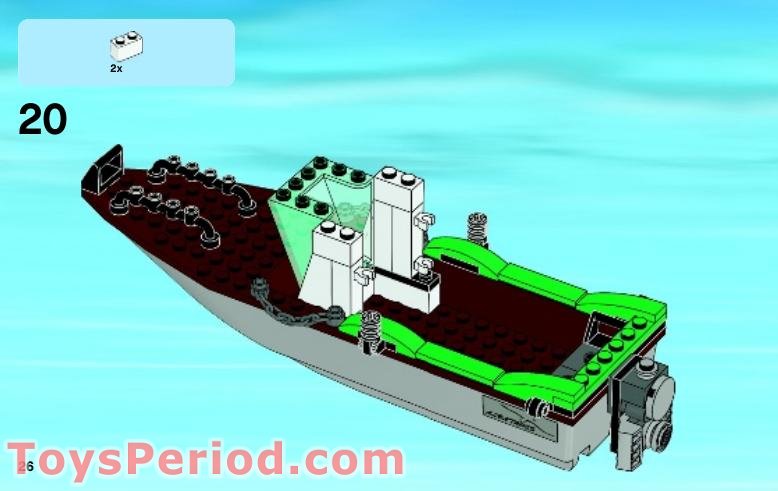 LEGO 60015 Coast Guard Plane Instructions and Parts List