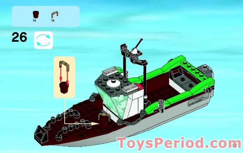 LEGO 60015 Coast Guard Plane Instructions and Parts List