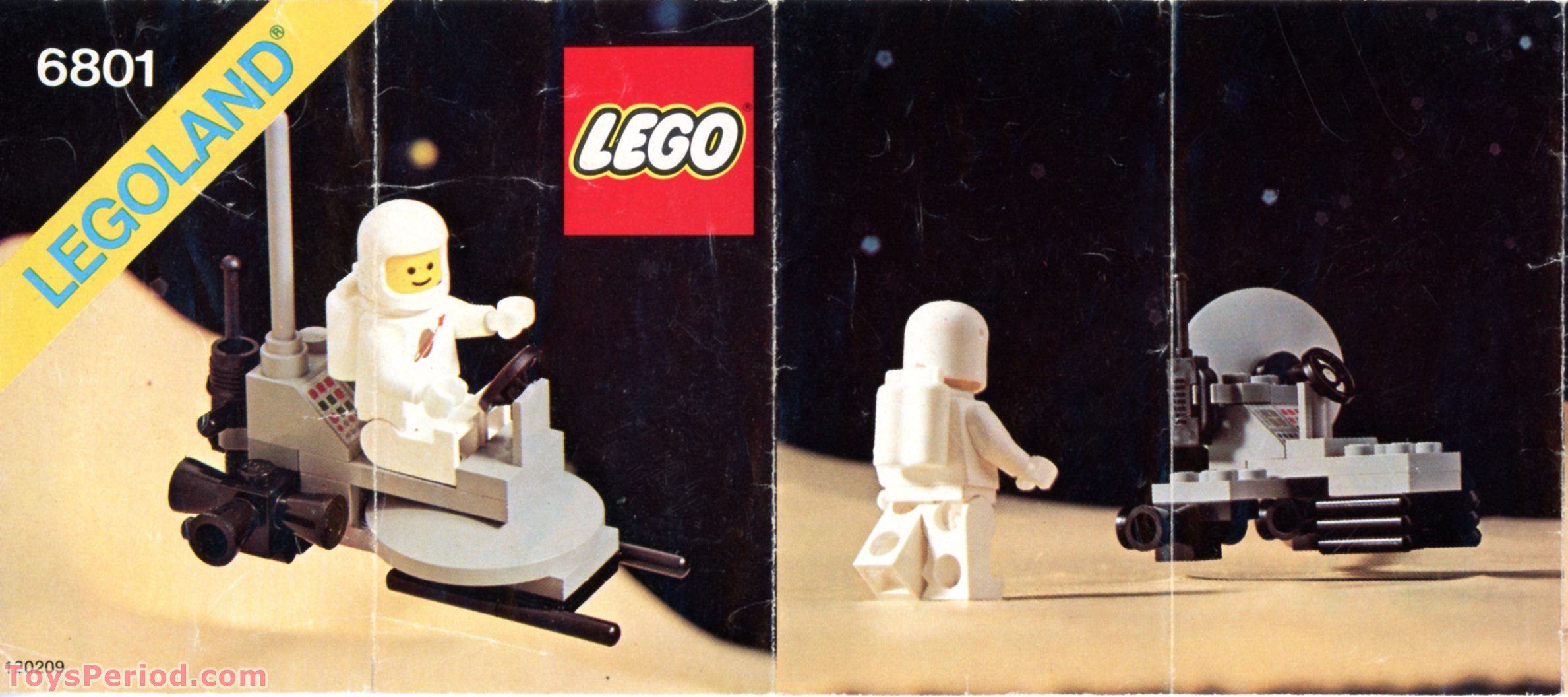 LEGO 6801 Space Scooter Instructions and Parts List