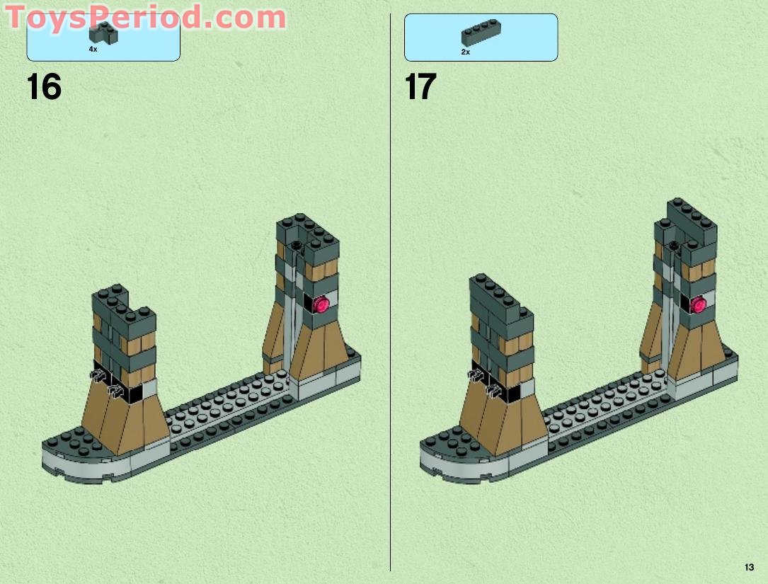 LEGO 75005 Rancor Pit Instructions and Parts List