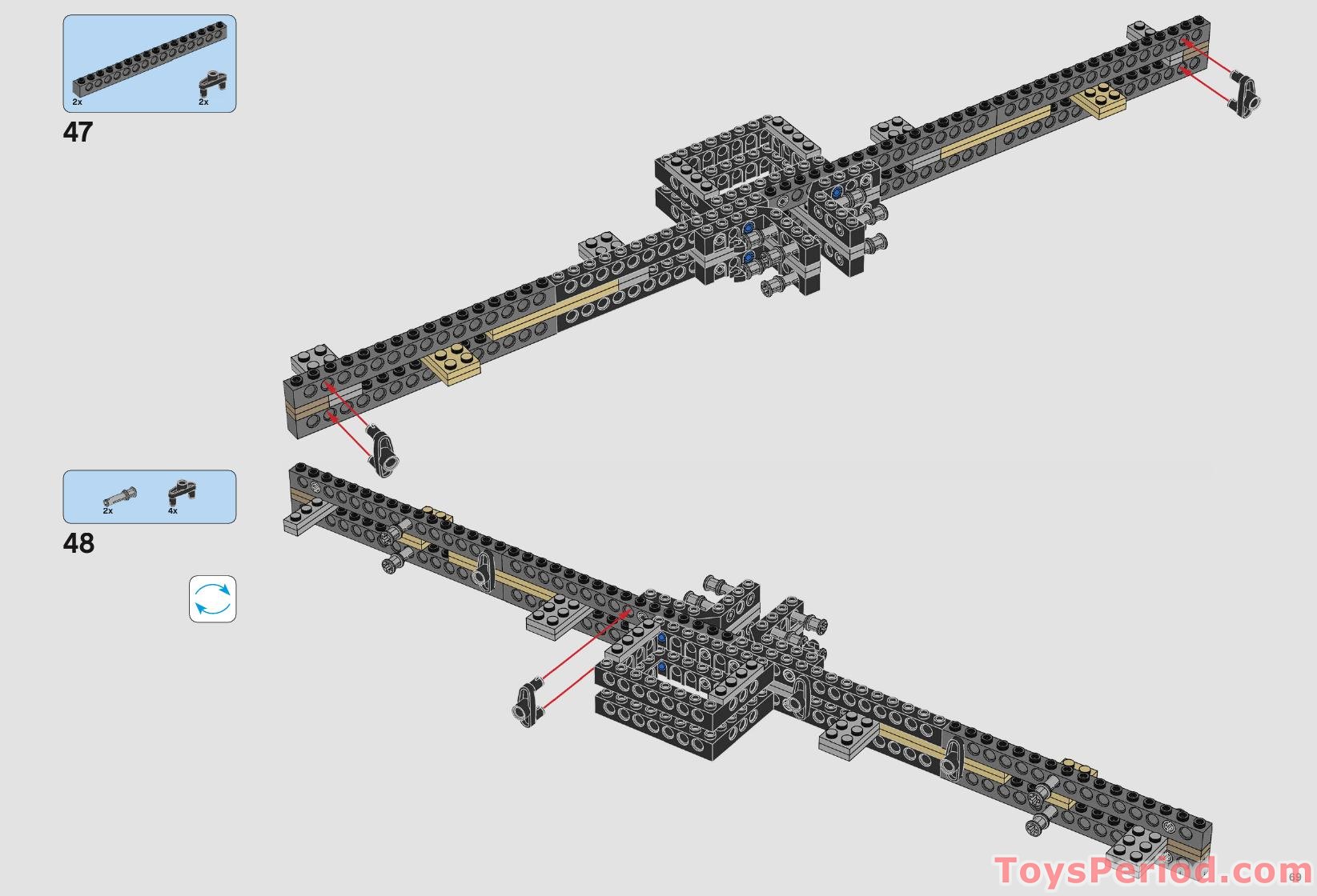 LEGO 75192 Millennium Falcon Instructions and Parts List