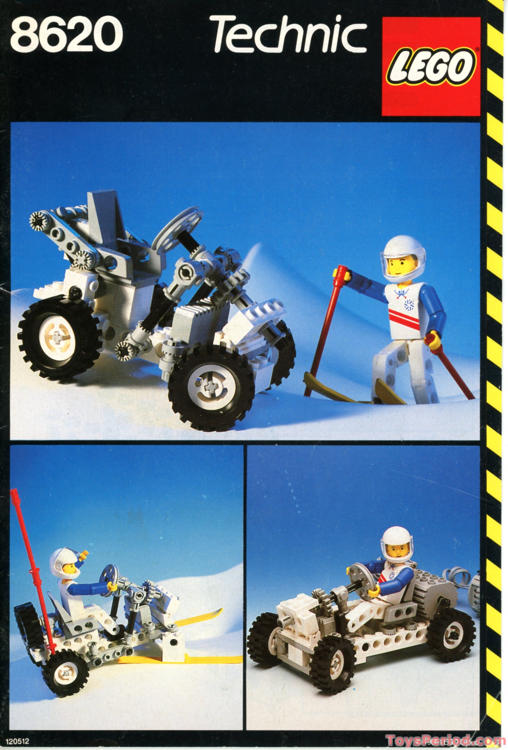 LEGO 8620 Snow Scooter Instructions and Parts List