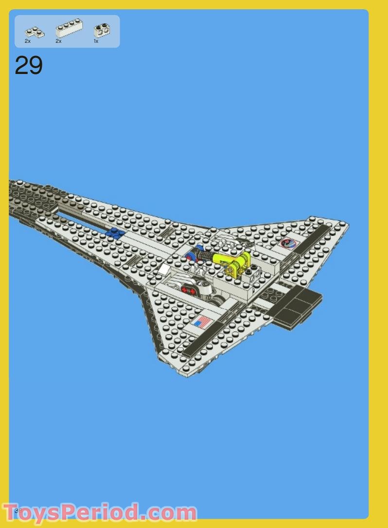 LEGO 10231 Shuttle Expedition Instructions and Parts List