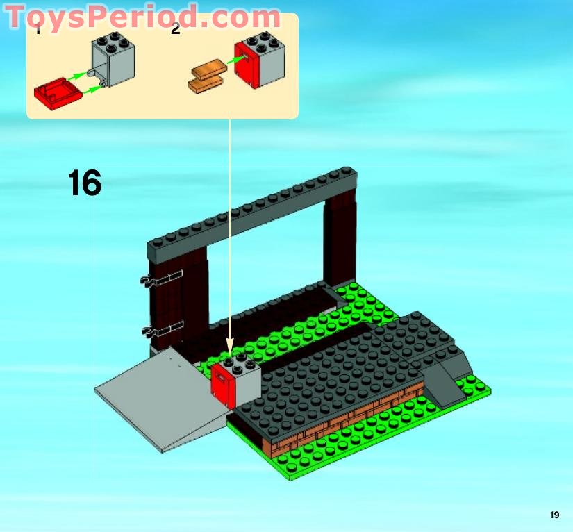 LEGO 4438 Robber's Hideout Instructions and Parts List