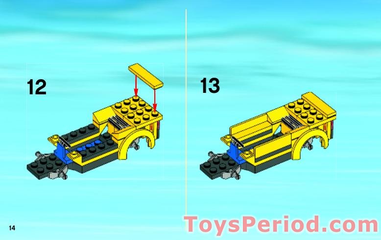 LEGO 4435 Car and Caravan Instructions and Parts List