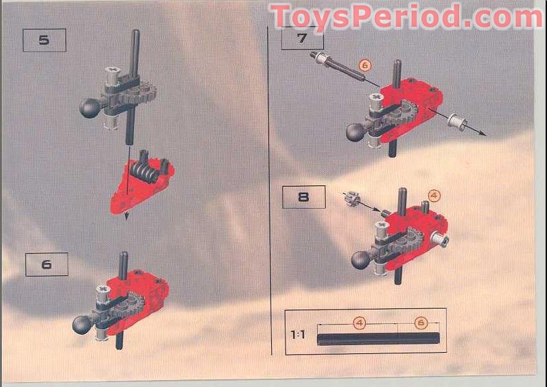 LEGO 10023 Bionicle Master Builder Set Instructions and Parts List