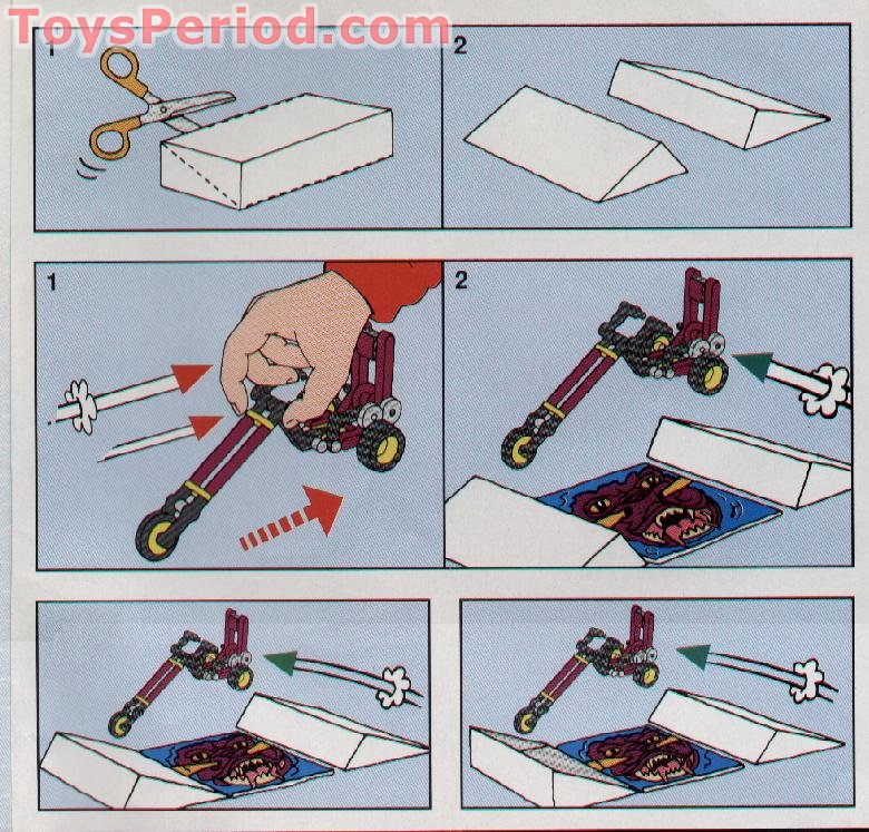 LEGO 2854 Bungee Chopper Instructions and Parts List