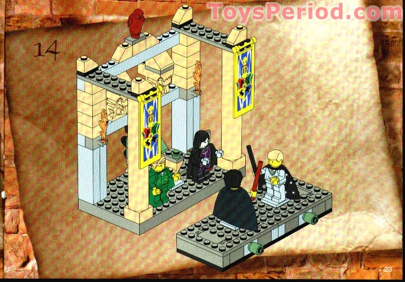 LEGO 4733 The Dueling Club Instructions and Parts List