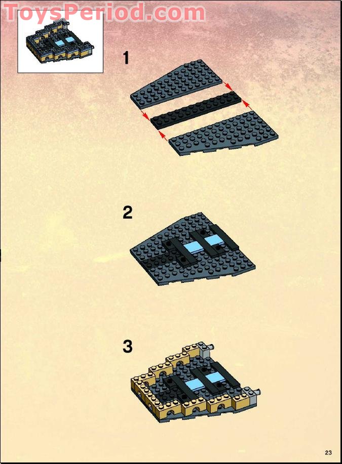LEGO 4768-1 The Durmstrang Ship Instructions and Parts List