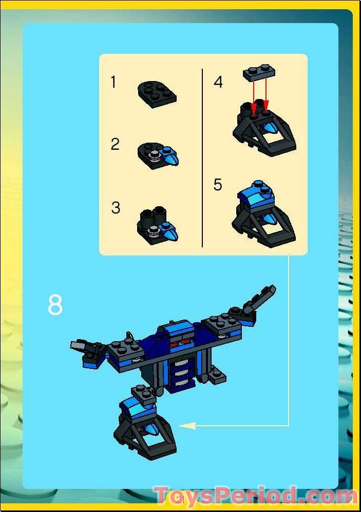 LEGO 4881 Robo Platoon Instructions and Parts List