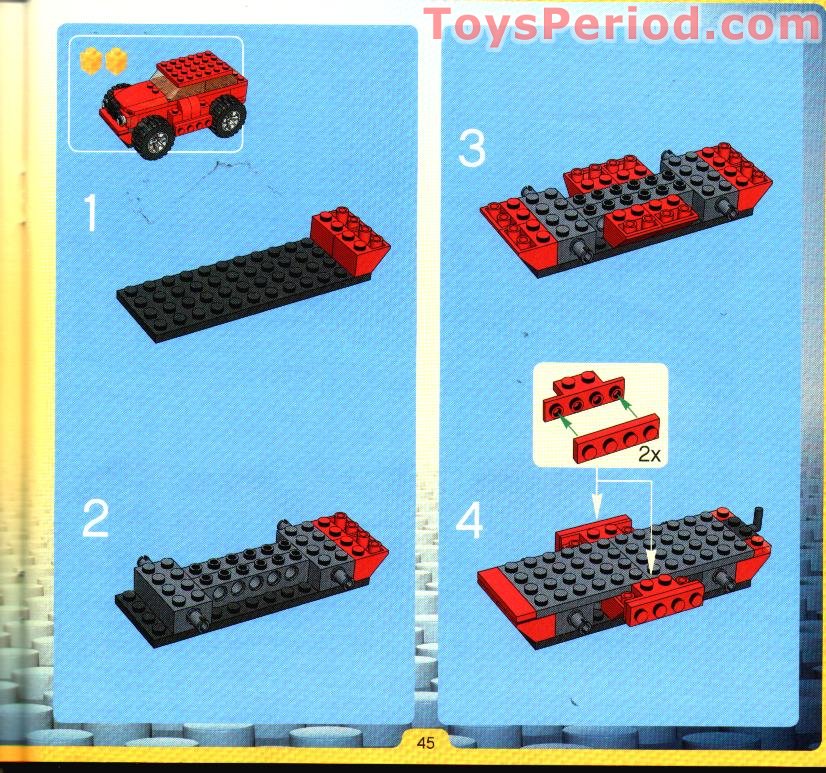 LEGO 4883 Gear Grinders Instructions and Parts List