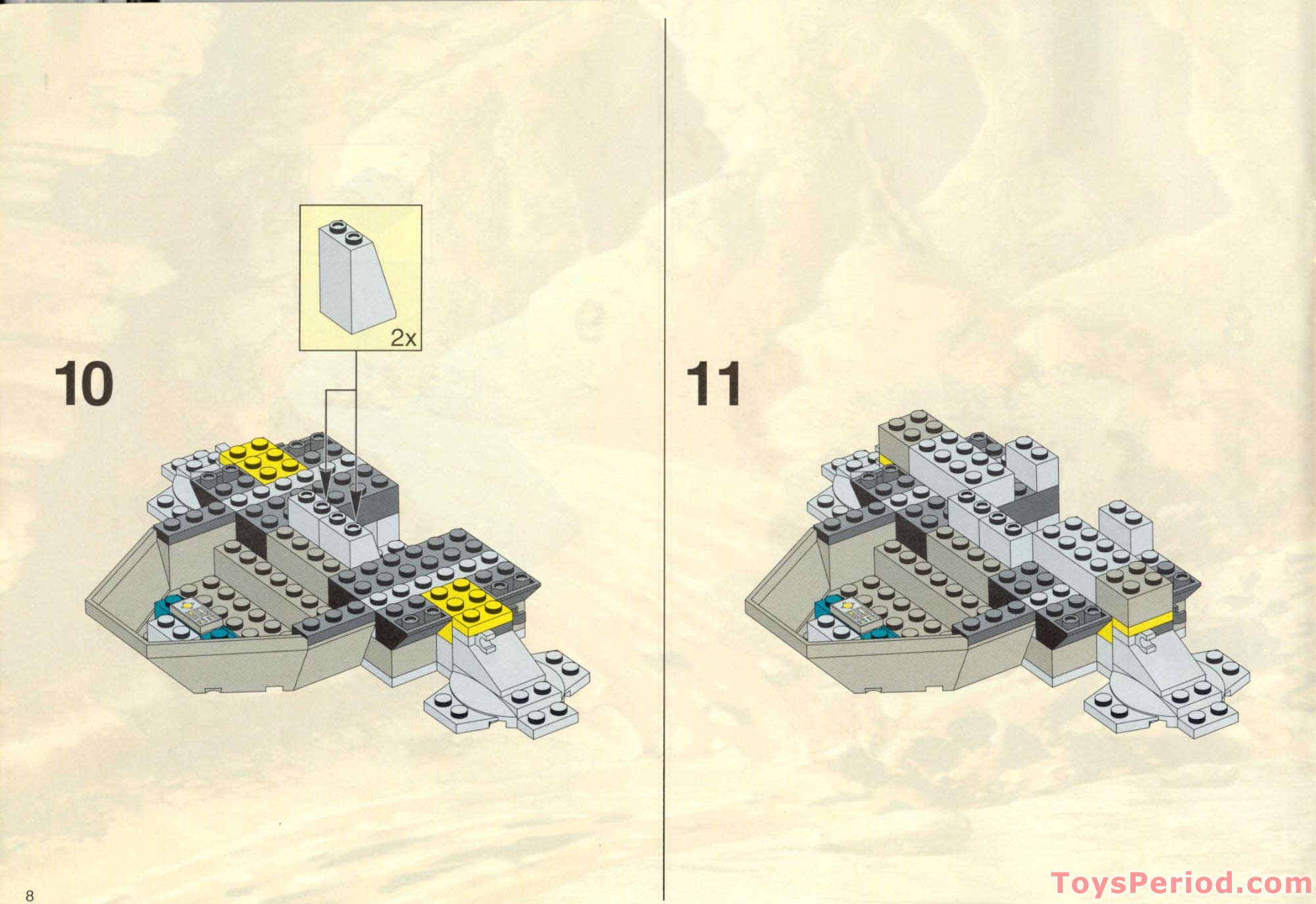 LEGO 4980 Tunnel Transport Instructions and Parts List