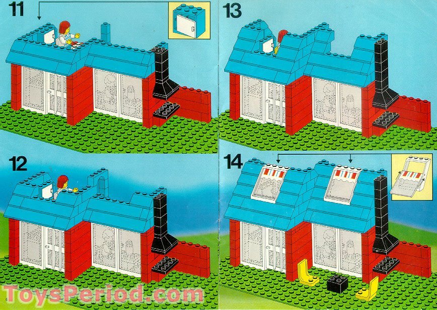 LEGO 6370 Weekend Home Instructions and Parts List