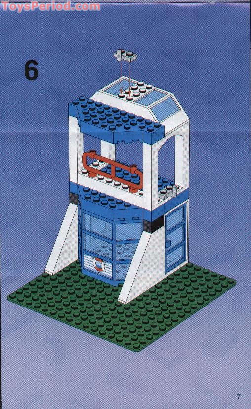 LEGO 6435 Coast Guard Hq Instructions and Parts List