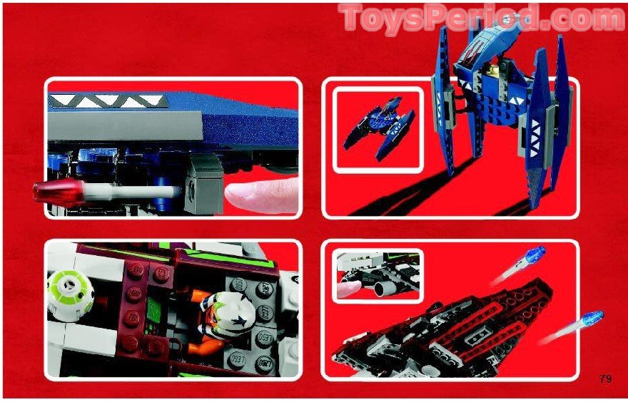 LEGO 7751 Ahsoka's Starfighter and Vulture Droid Instructions and Parts ...