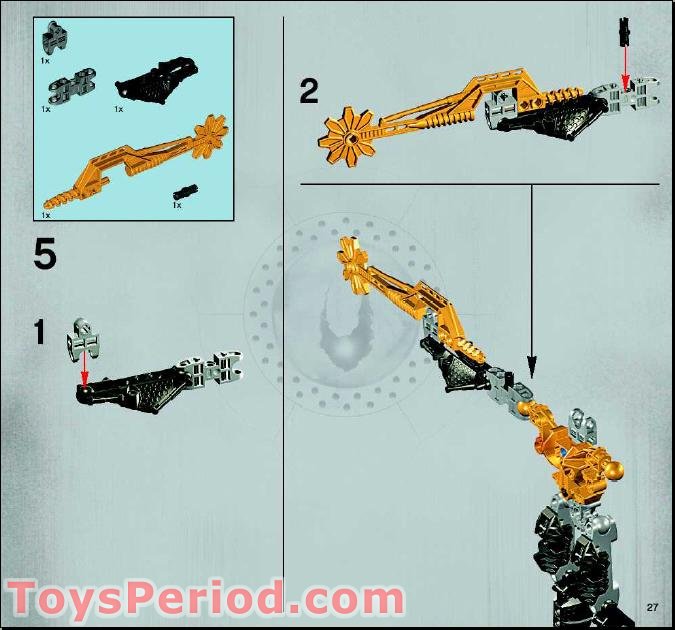 LEGO 8626 Irnakk Instructions and Parts List