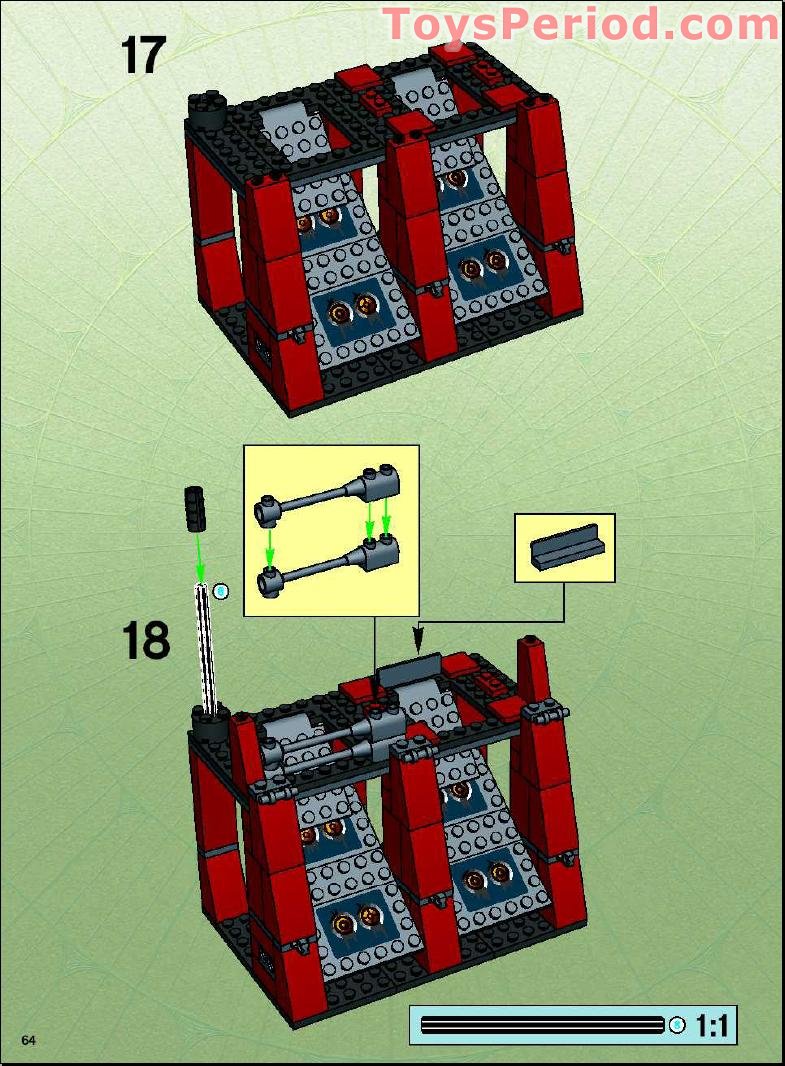LEGO 8759 Battle of Metru Nui Instructions and Parts List