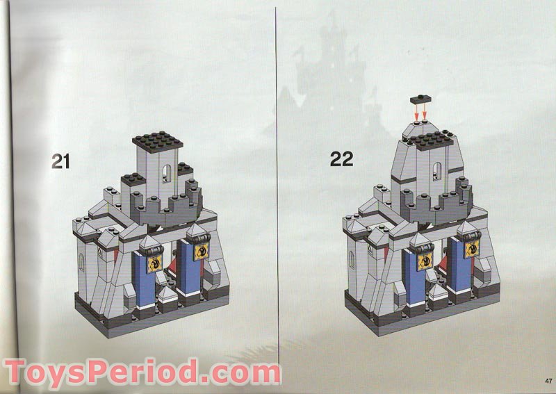 LEGO 8781 Castle of Morcia Instructions and Parts List