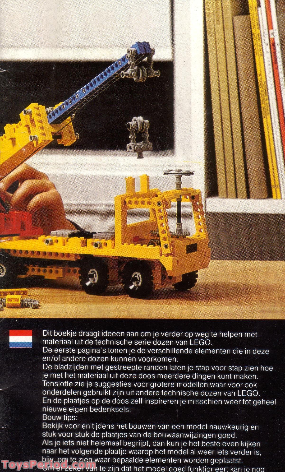 LEGO 8860 Auto Chassis Instructions and Parts List