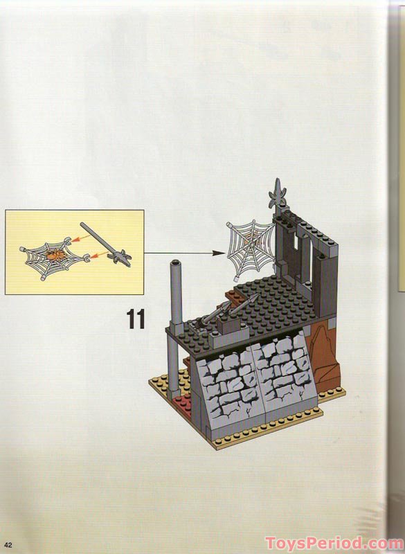 LEGO 8877 Vladek's Dark Fortress Instructions and Parts List