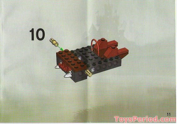 LEGO 8873 Fireball Catapult Instructions and Parts List